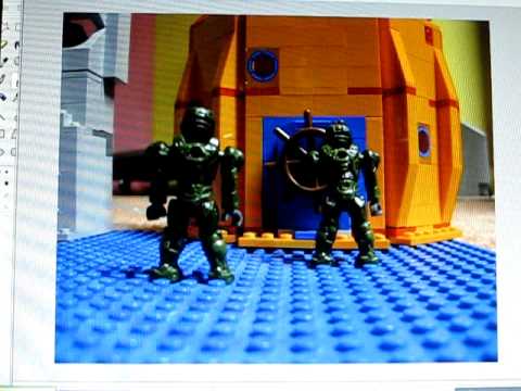 Halo + SpongeBob? stop motion - YouTube