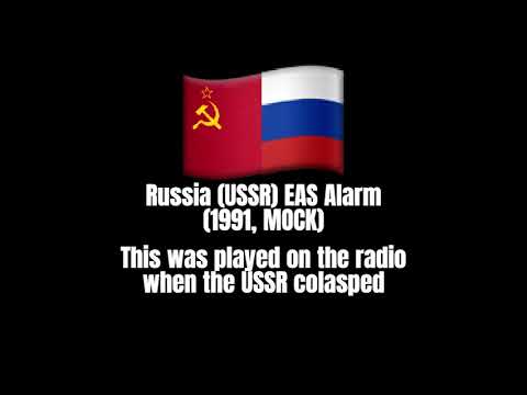 Russia (USSR) EAS Alarm (1991, MOCK) - YouTube