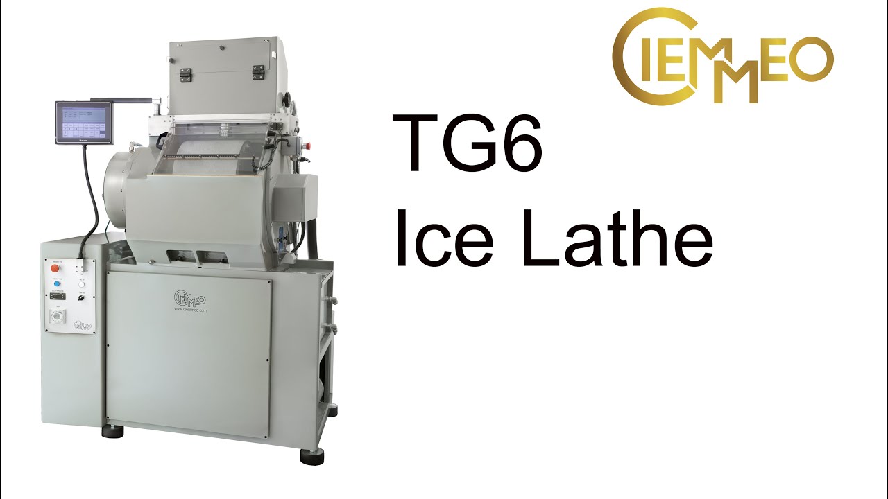 CIEMMEO TG6 AUTOMATIC ICE LATHE - YouTube