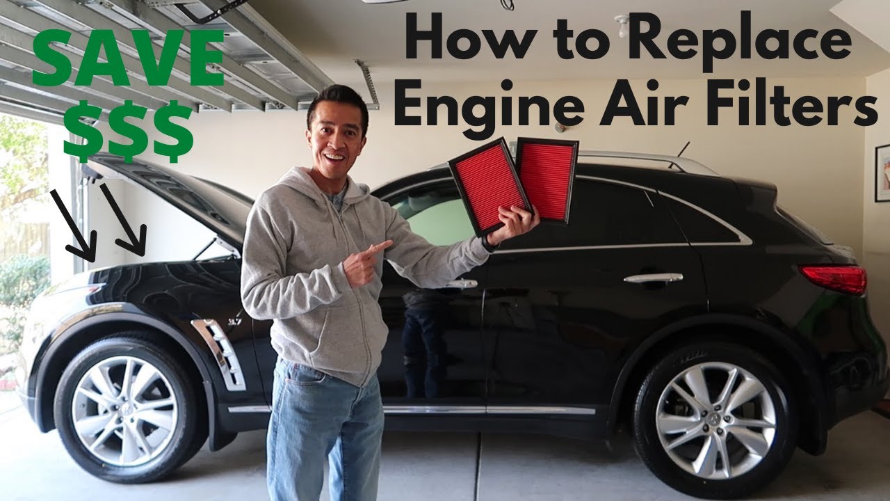 How to Replace Engine Air Filters Infiniti QX70 – DIY So Easy! - YouTube