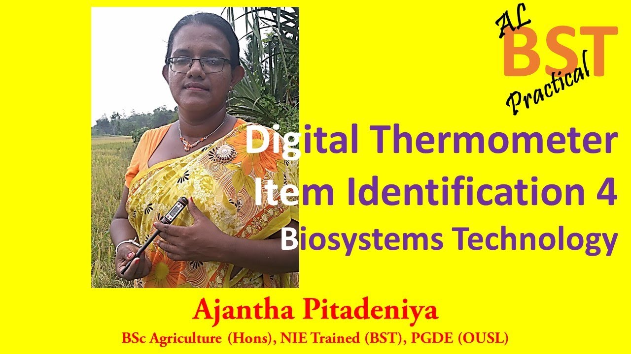 Digital Thermometer | BST Practical | Item Identification 4 - YouTube