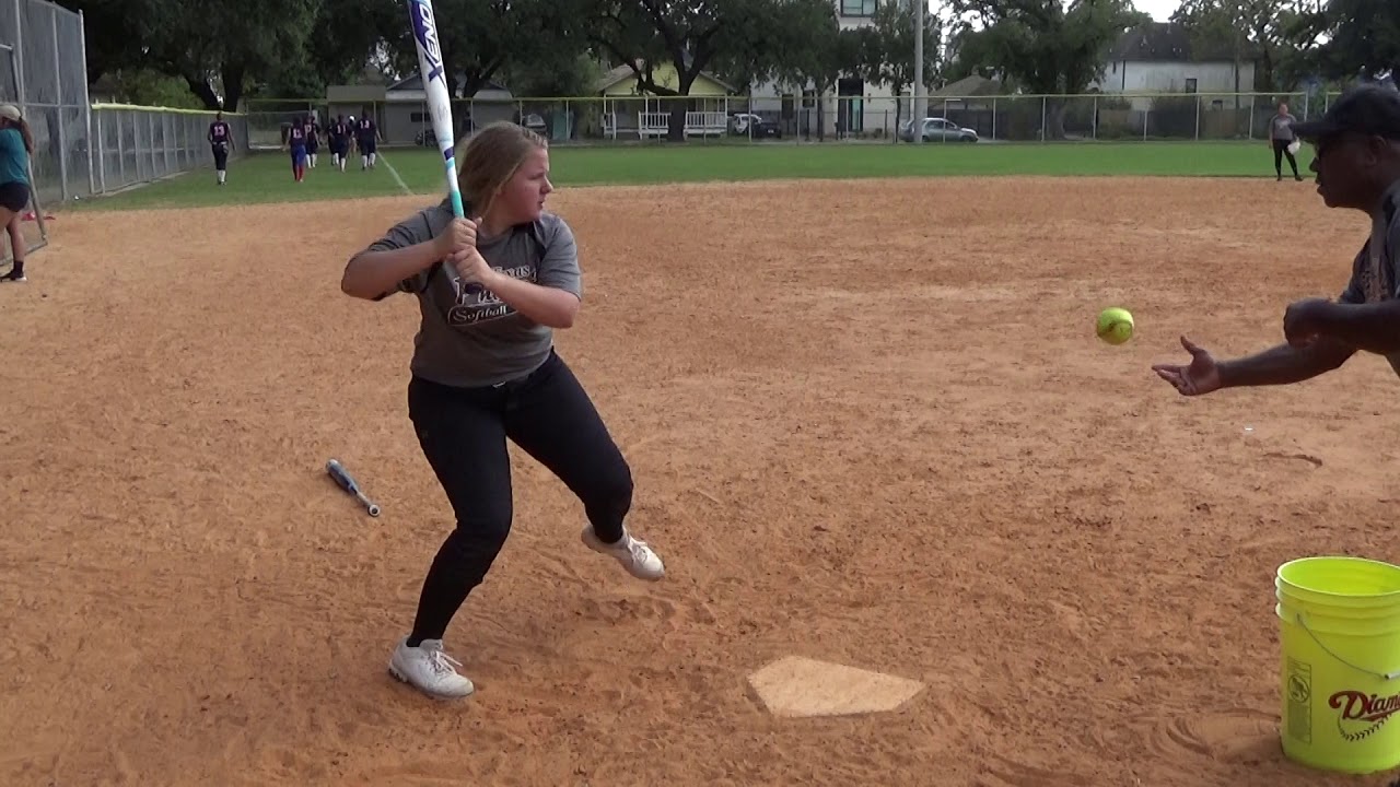 Texas Phaze2 Softball Pre-Game Drills Clip 45 - YouTube