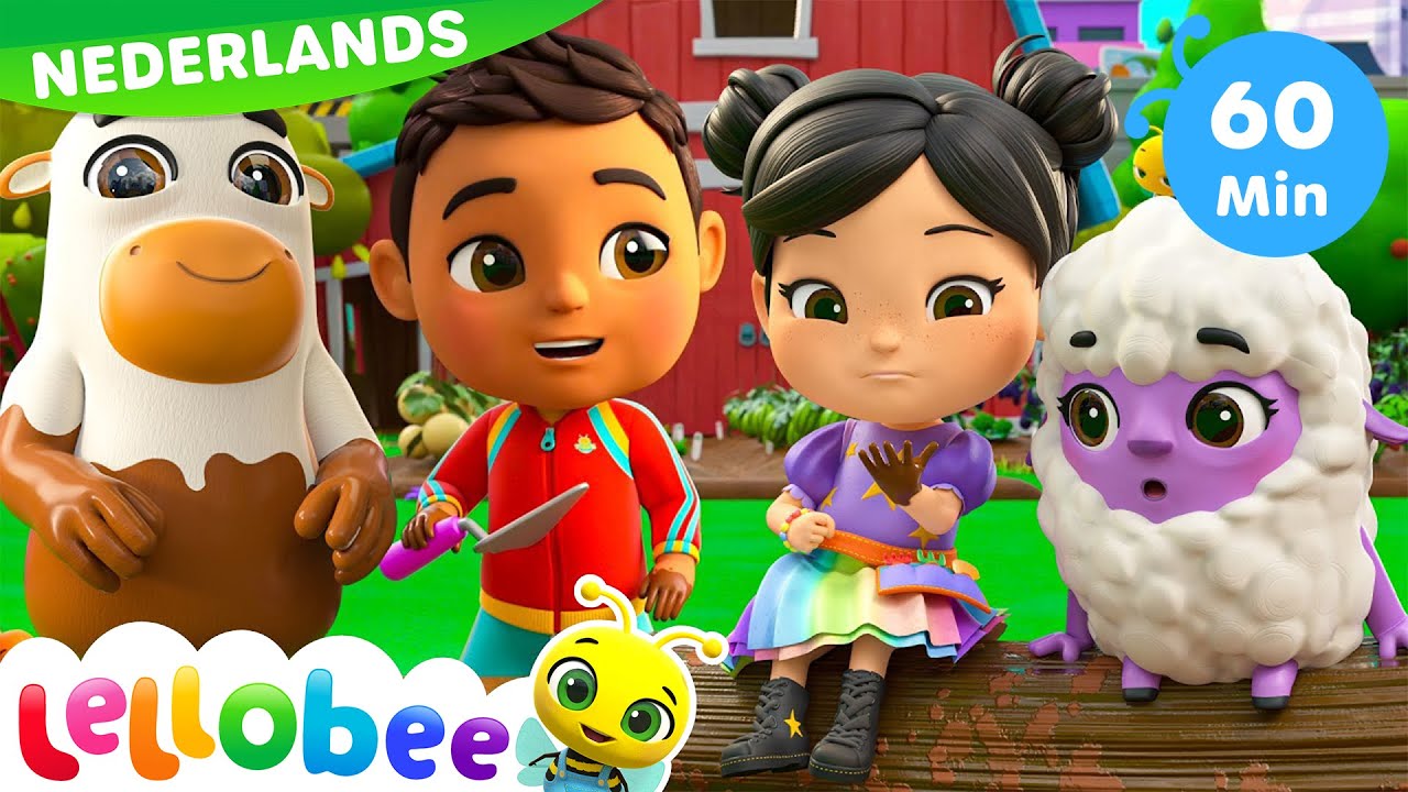 🧽 Was je handen 🧽 | Lellobee Nederlands | Kinderliedjes | Leervideo's ...
