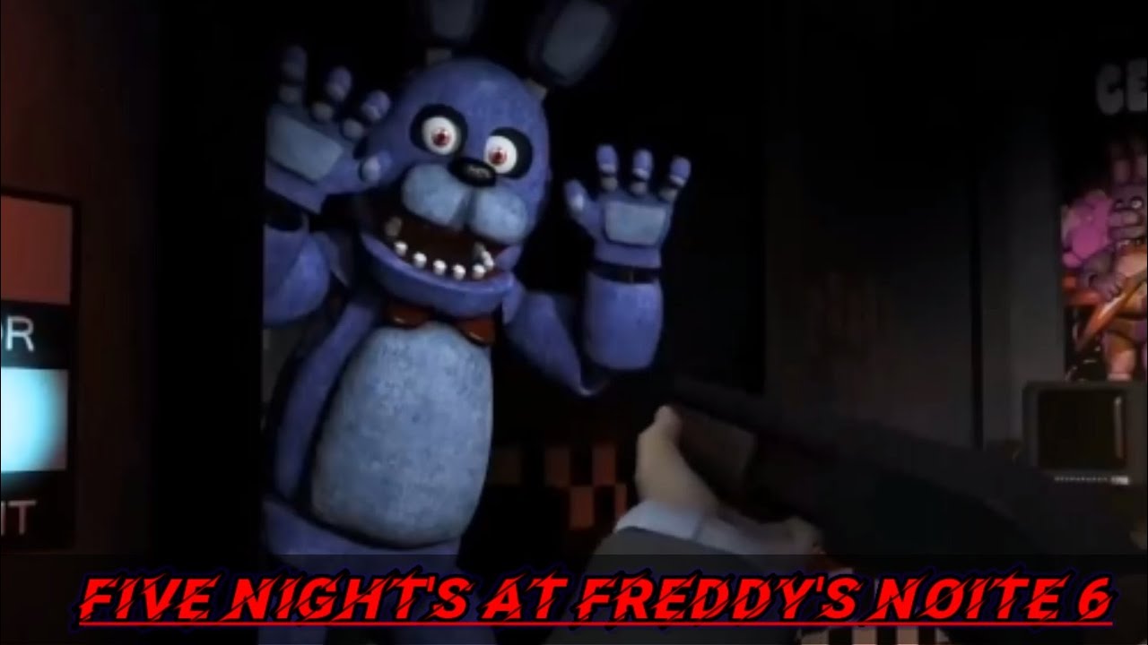 Five Night's at Freddy's noite 6 toda Gameplay! - YouTube