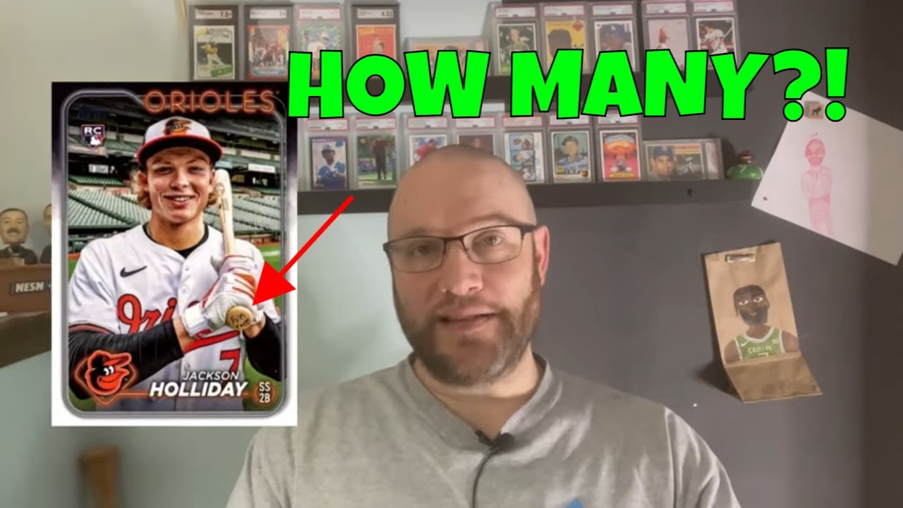 Mystery: How Many Jackson Holliday "Fun Face" 2024 Topps Variations Are ...