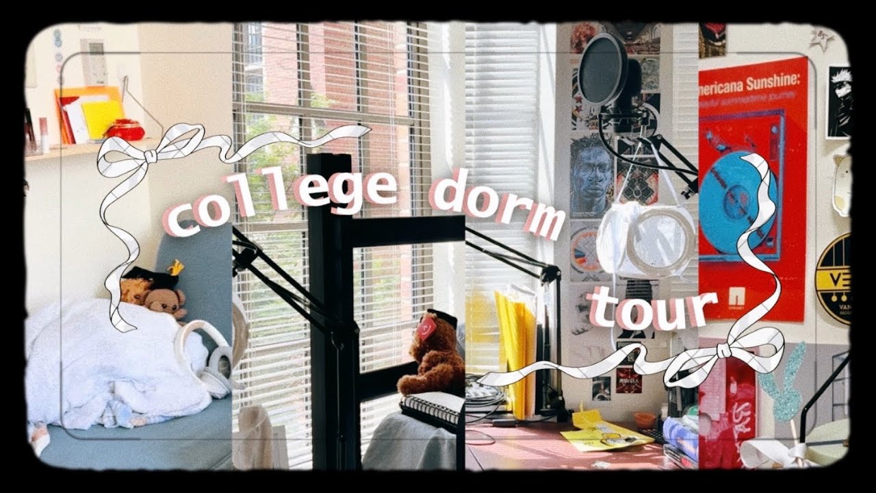 college dorm room tour! 🧸🎓 vanderbilt university EBI single 🛌 - YouTube