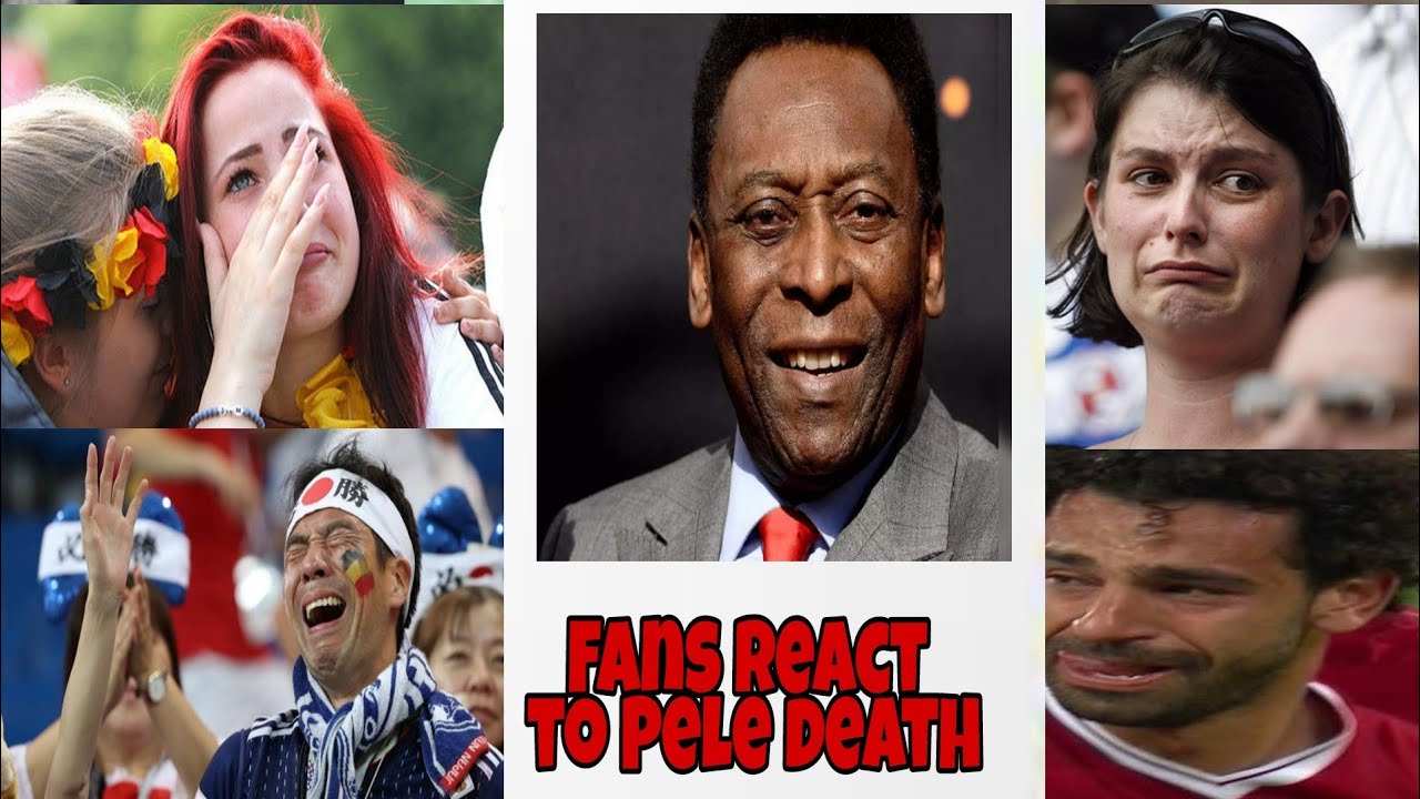 Fans react to Pele death #pele #peledeath #lionelmessi #ronaldo # ...