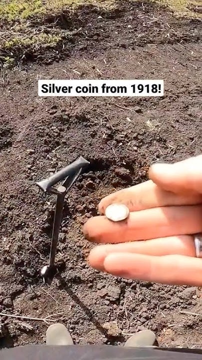 Found a small silver coin while metal detecting with my XP Deus II 💶#shorts #metaldetecting ...