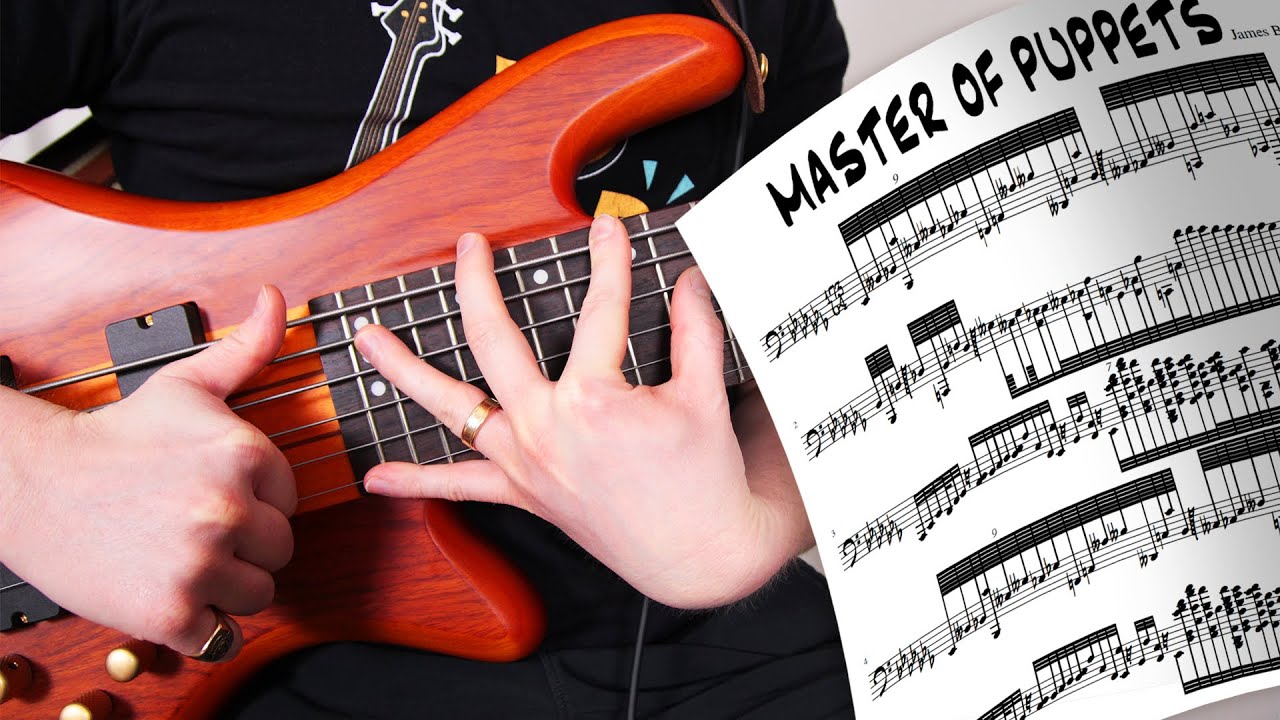 Master of Puppets on SLAP BASS sounds INSANE - YouTube