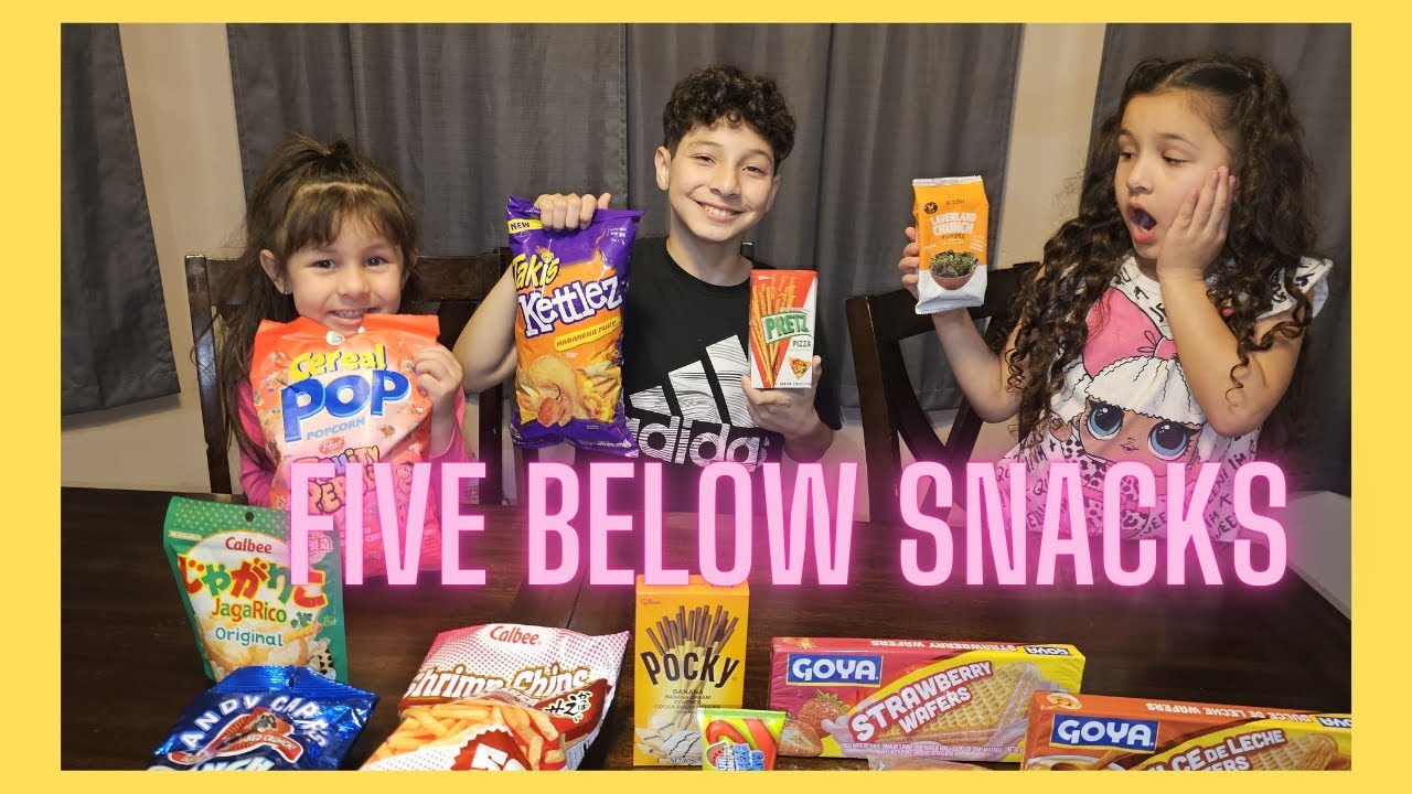 Trying more Five Below Snacks! - YouTube
