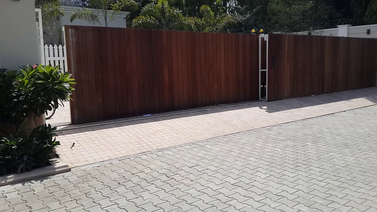 Overlaping Sliding Gate With Automation - Monarch Gates & Automation ...