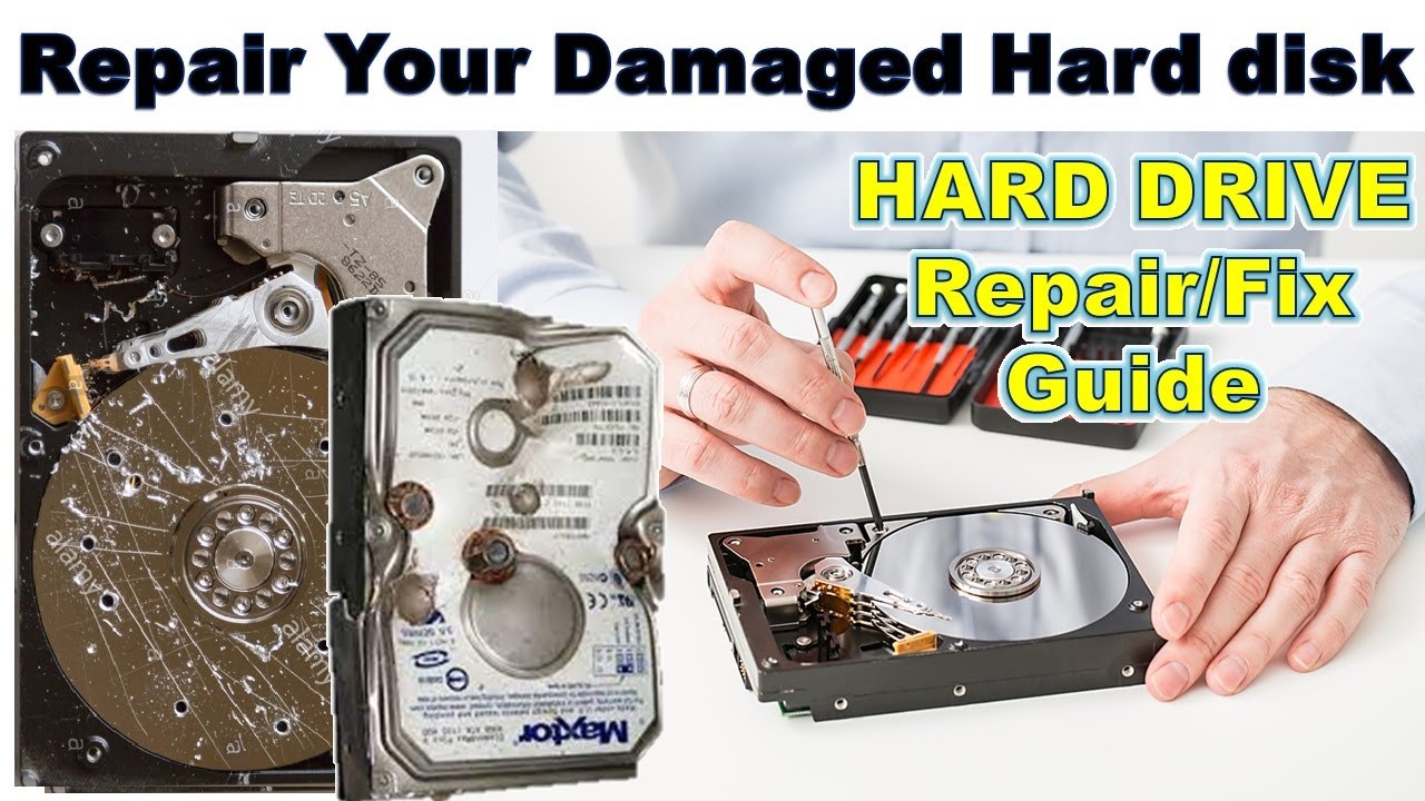 How to repair your damaged Harddisk | repair corrupt Hard Drive - YouTube