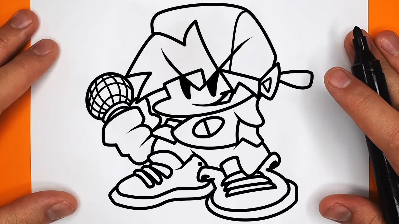 COMO DIBUJAR A BOYFRIEND | Friday Night Funkin (FNF) - paso a paso ...
