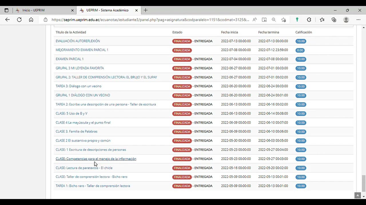 Tutorial: Tareas en SEPRIM - YouTube