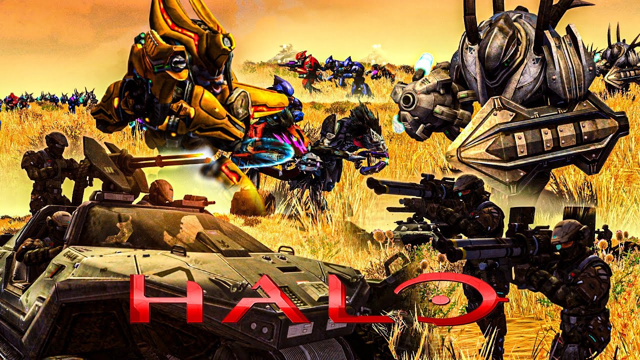 The UNSC Try to Defend Against Covenant Ground Forces! - Halo Cinematic ...