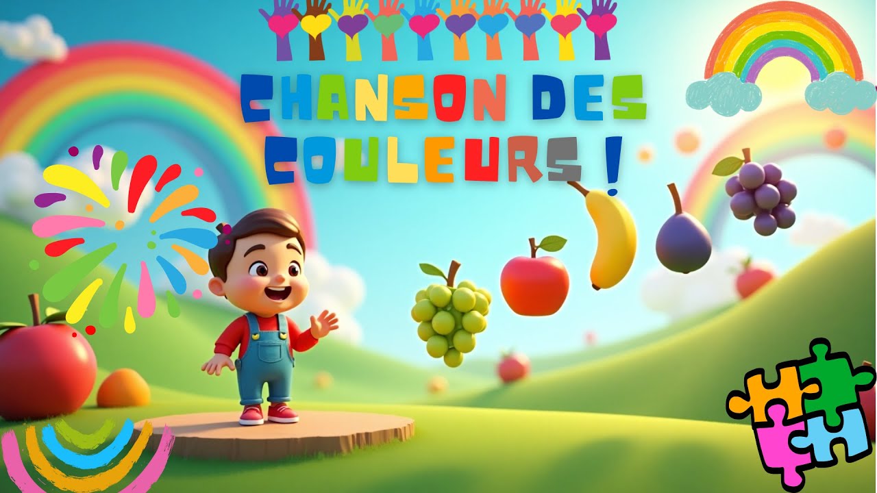 Apprends les COULEURS en CHANTANT avec l'Arc-en-Ciel Magique │Chanson ...