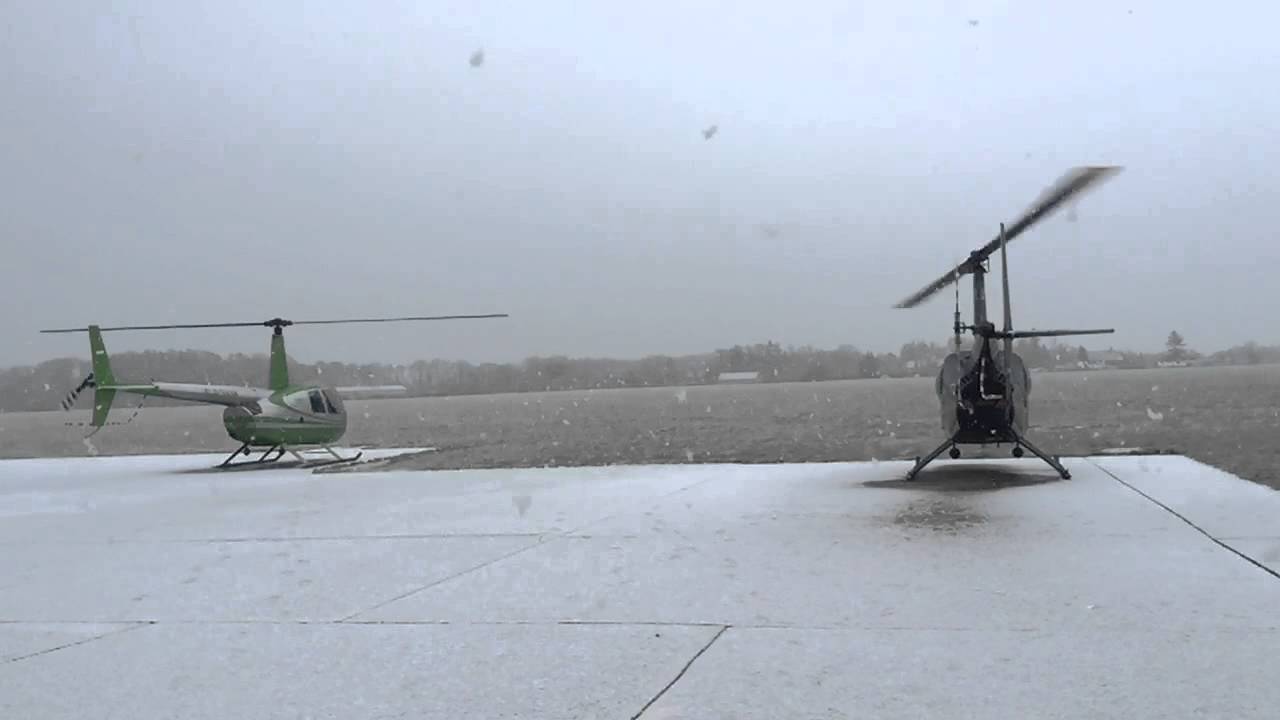 HQ Aviation starts Snow Training - YouTube