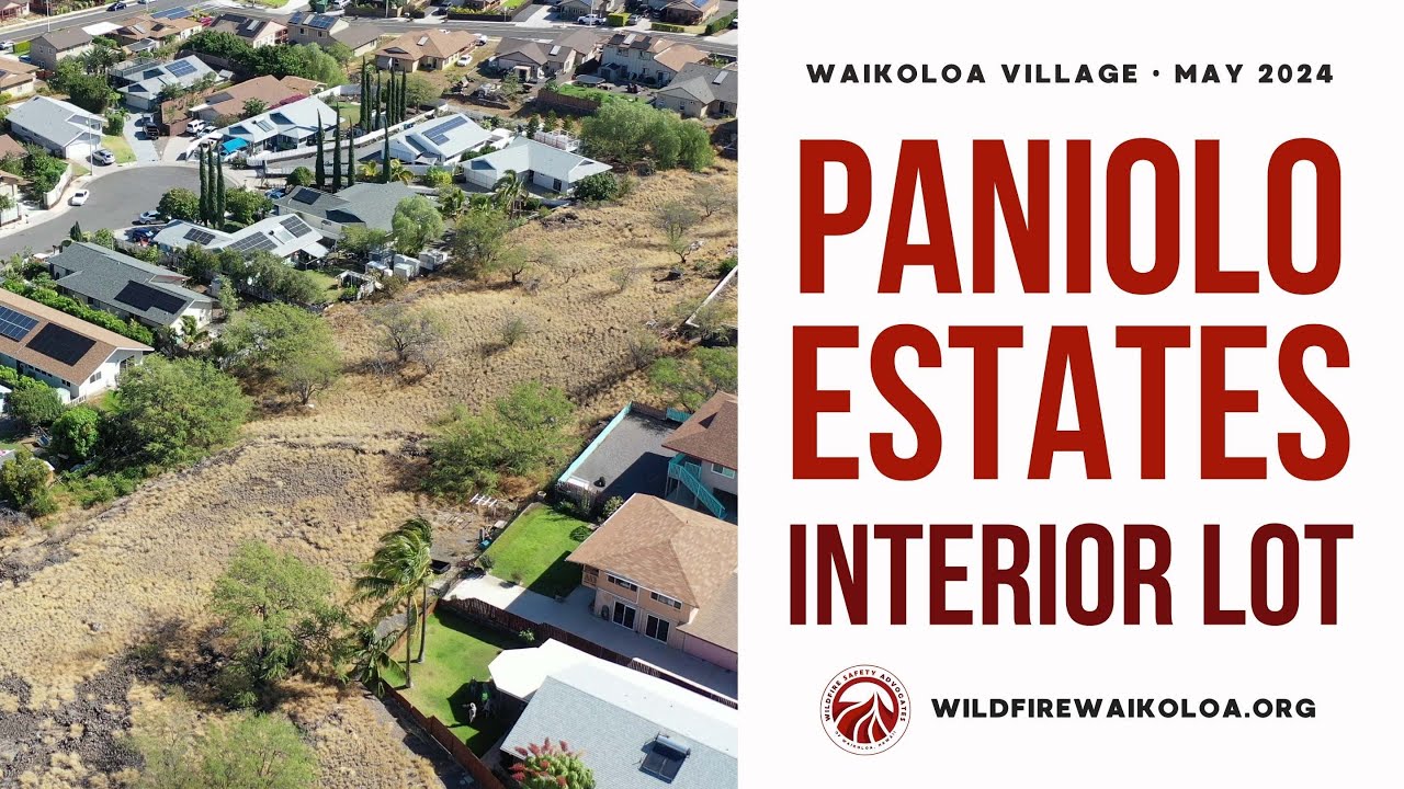 Paniolo Estates Interior Lot Survey - May 2024 - YouTube