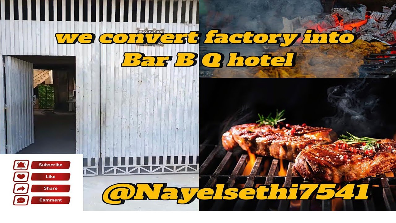 factory ko Bar B Q hotel m convert kar dea (dailyvlog) - YouTube