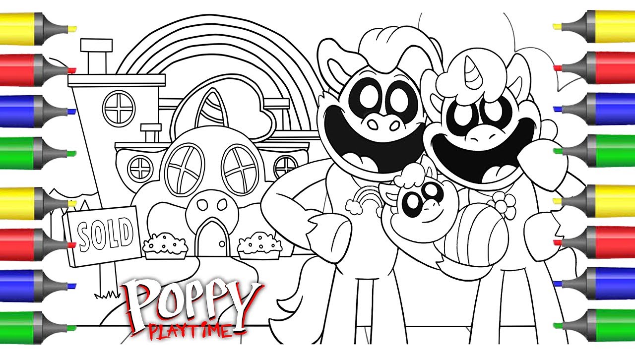 CRAFTYCORN BUYS HER FIRST HOUS / Smiling Critters Coloring Pages/ How ...