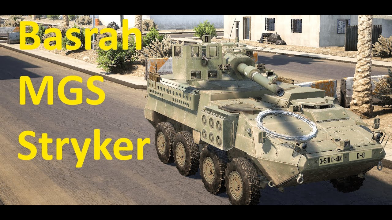 MGS Stryker on Al Basrah Invasion - Full Squad Match - YouTube