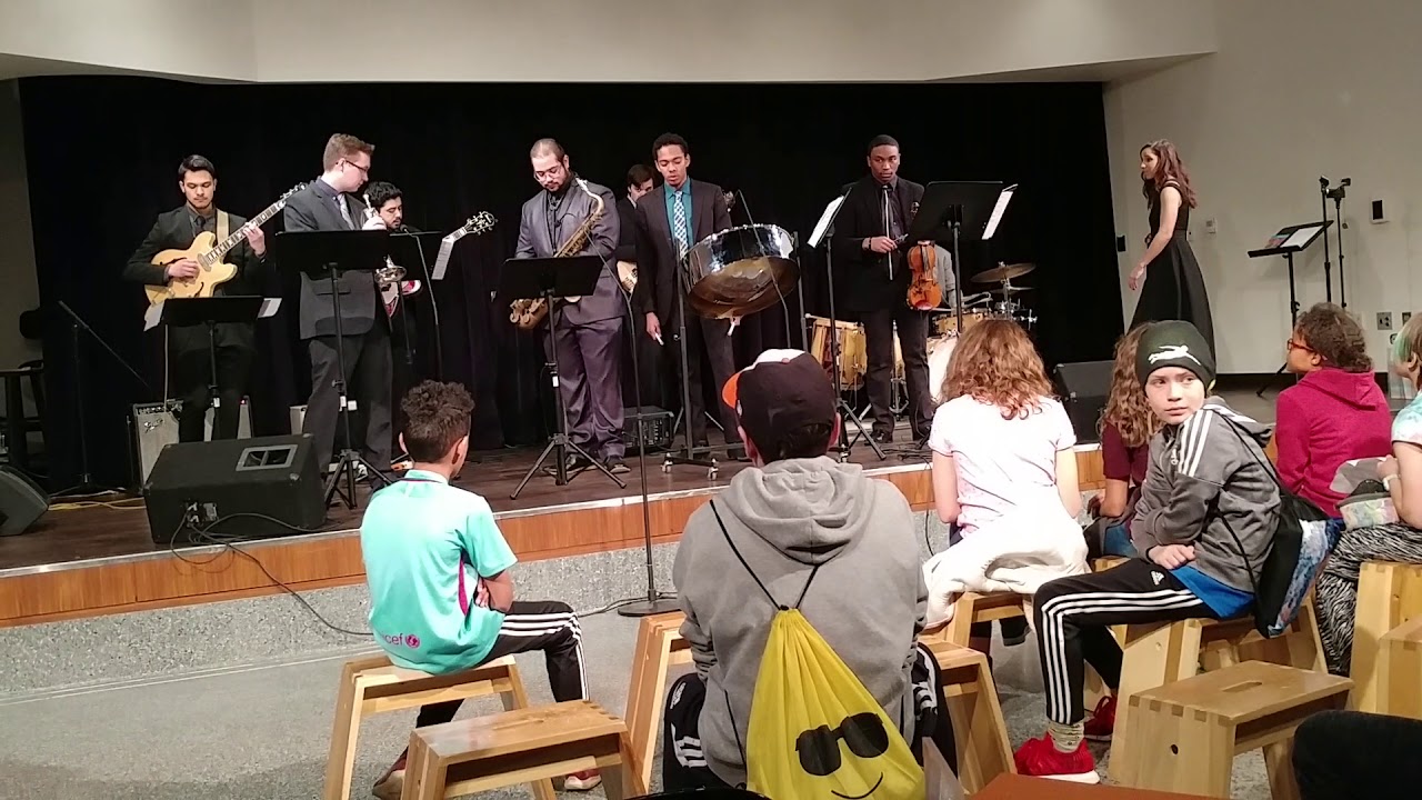 GMU Jazz Ensemble at American History Museum April 4 2019 Soloist ...
