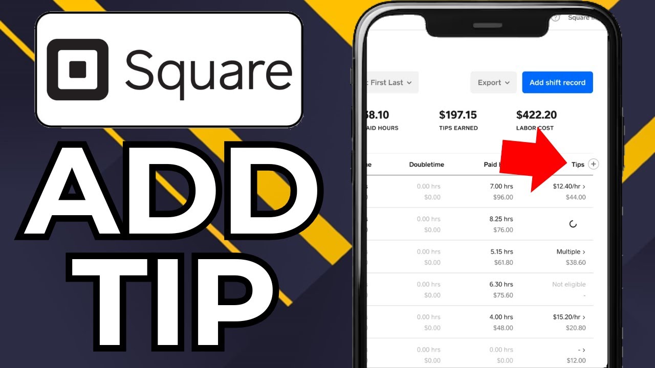 HOW TO ADD TIP ON SQUARE APP (2026) - YouTube