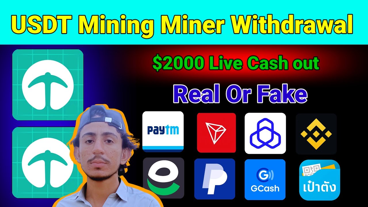 2000 A Day USDT Mining Miner Withdrawal | USDT Mining Miner Cash Out ...