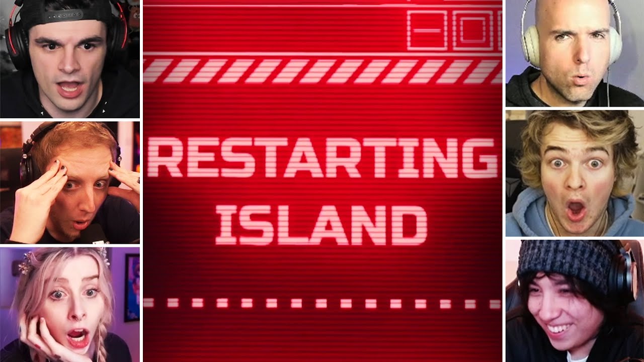 QSMP Members Reactions To Server/Island RESTART! - YouTube