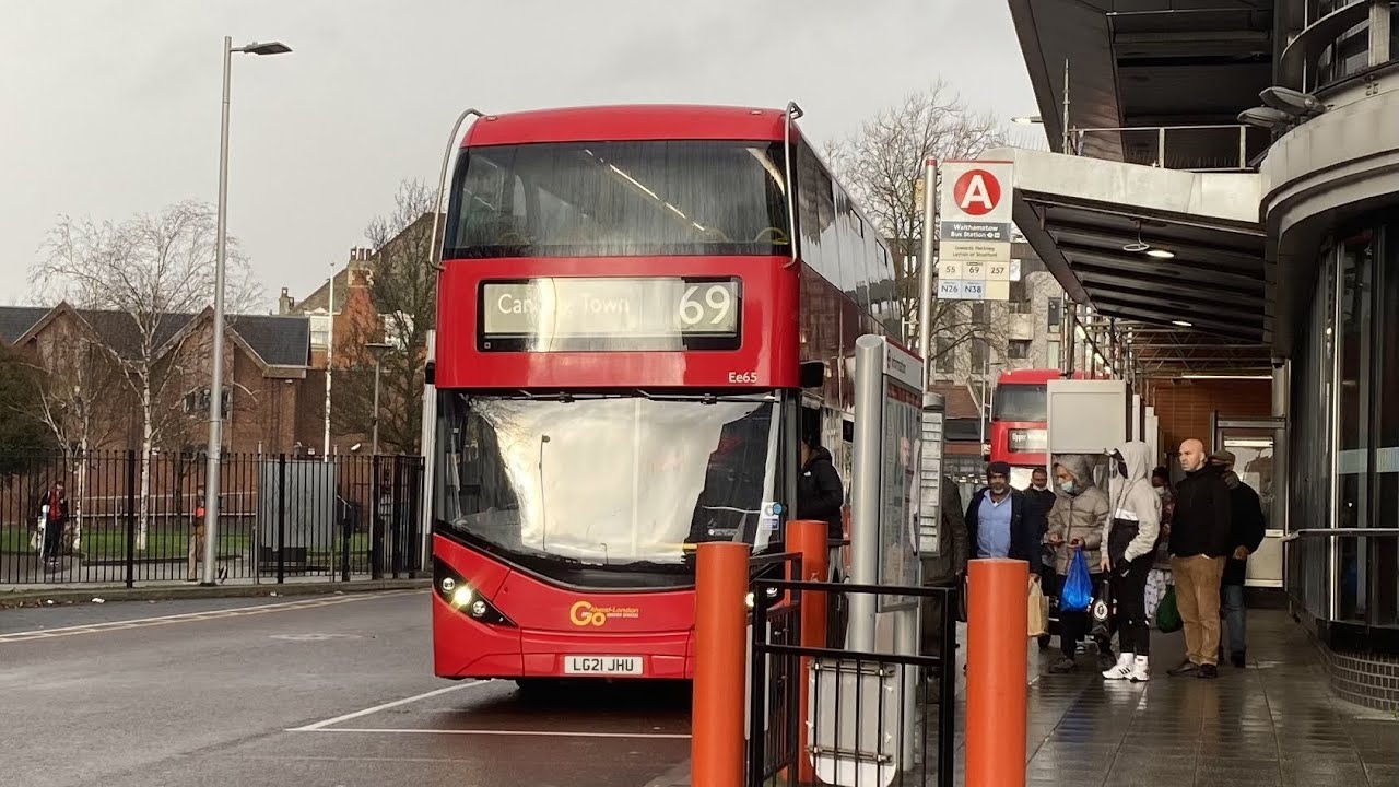 Go ahead London Bus Route 69@Ee65/LG21 JHU (Walthamstow Central → ...