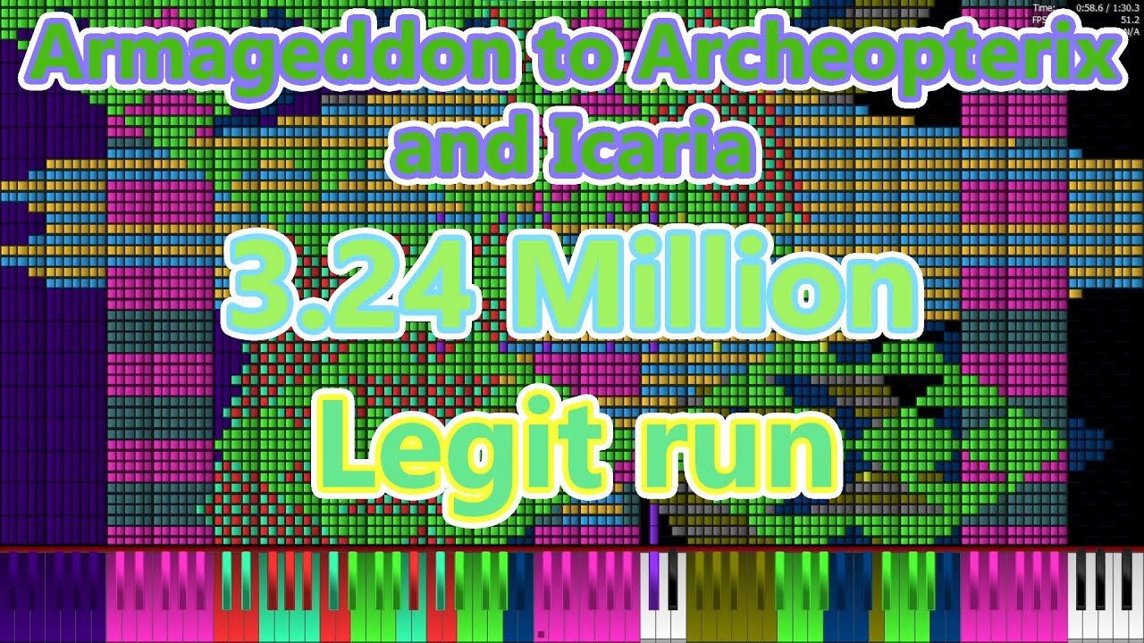 [Black MIDI] Armageddon to Archeopterix and Icaria 3.24 Million [Legit ...