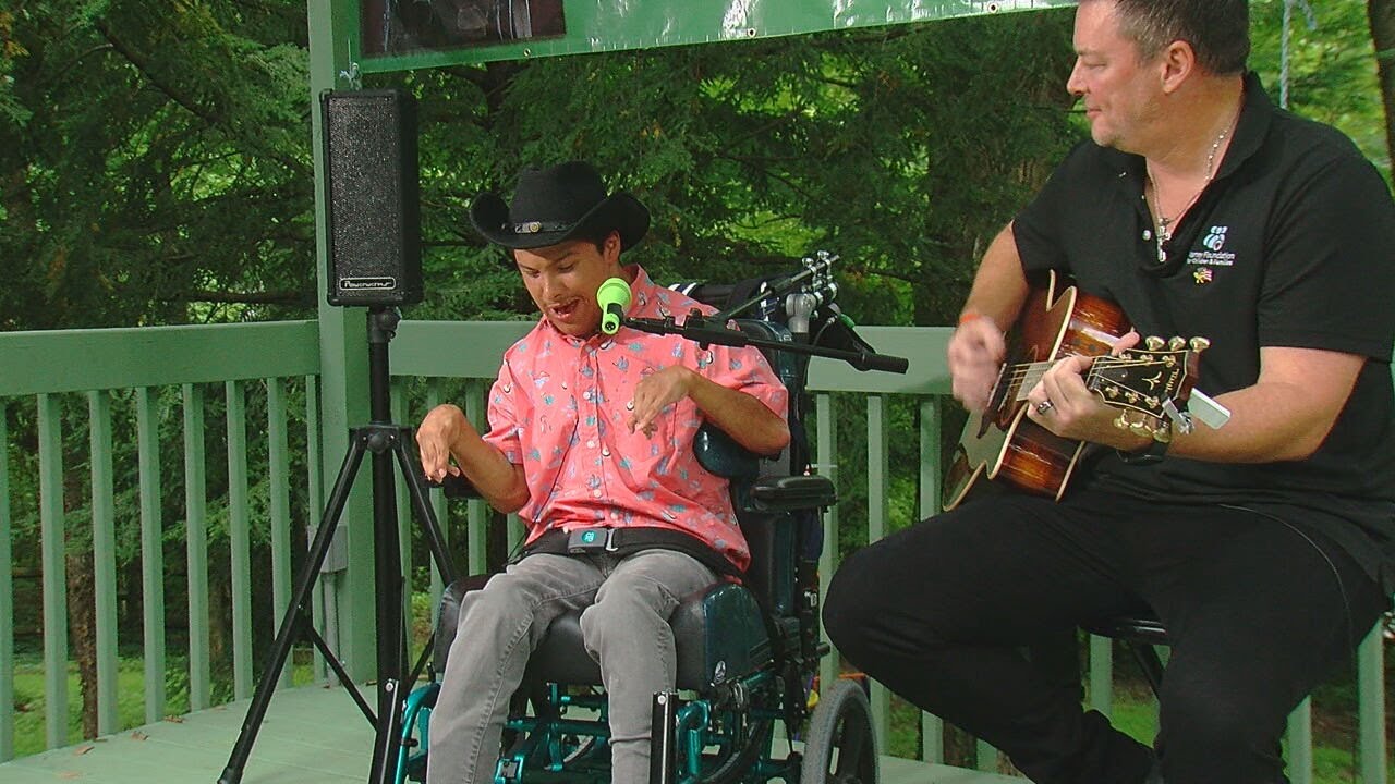 Local man with cerebral palsy makes first professional singing debut ...