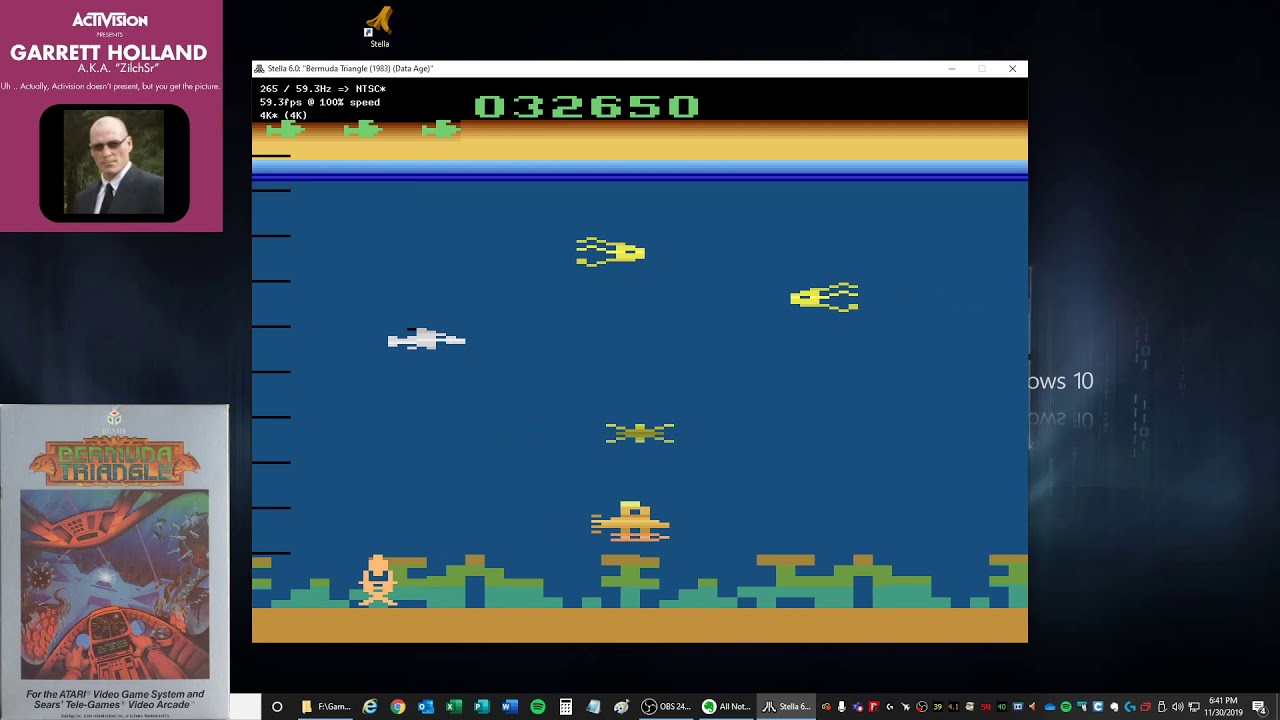 Bermuda Triangle - Atari 2600 EMU - Game 1 B/B - 63,450 *EMU WR* - YouTube