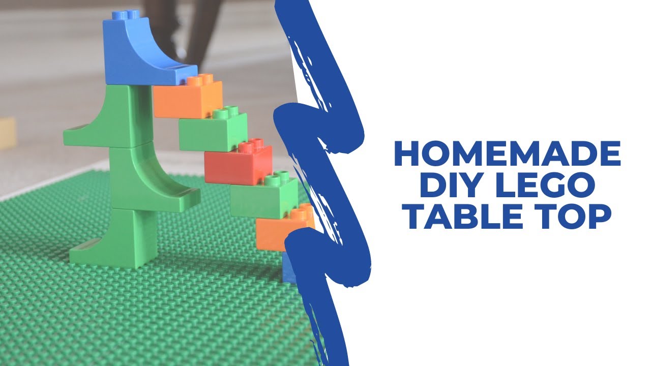 Homemade DIY LEGO Table Top for Kids - YouTube