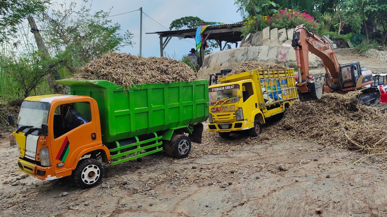 MOBIL TRUK ISUZU GIGA NMR, DUMTRUCK CANTER, MOBIL OLENG, EXCAVATOR BEKO ...
