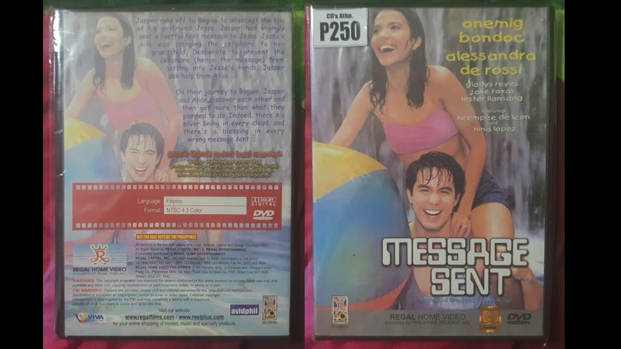 Opening to Message Sent (2003) DVD (Philippines) - YouTube