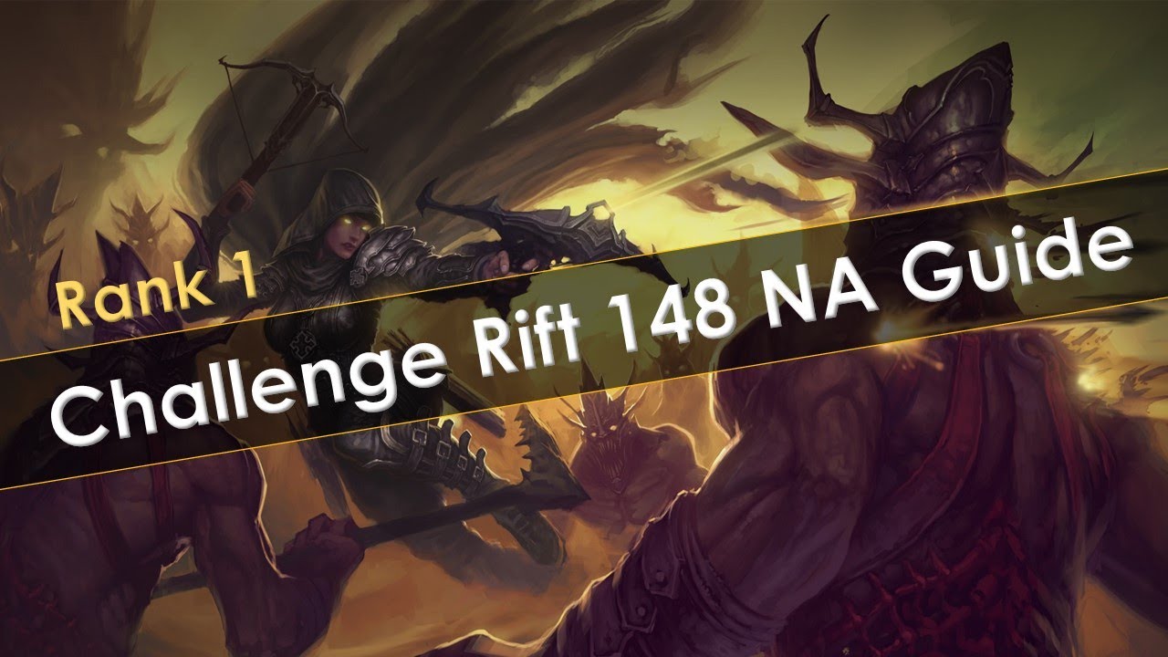 Diablo 3 Challenge Rift 148 NA Guide Rank 1 - YouTube