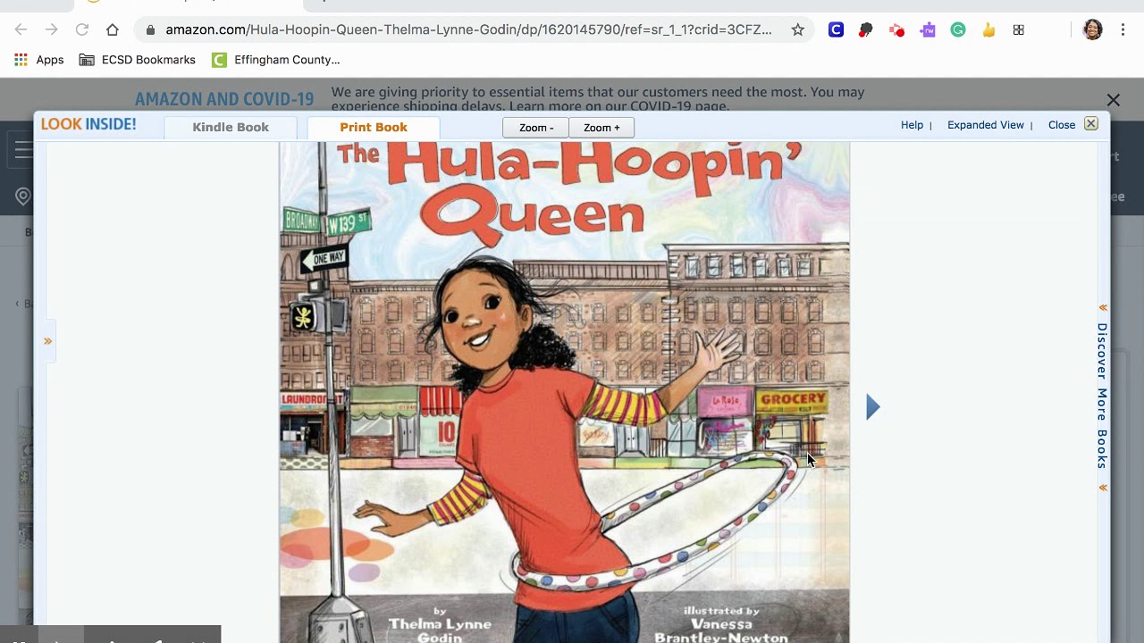 The Hula Hoopin' Queen Book Talk - YouTube