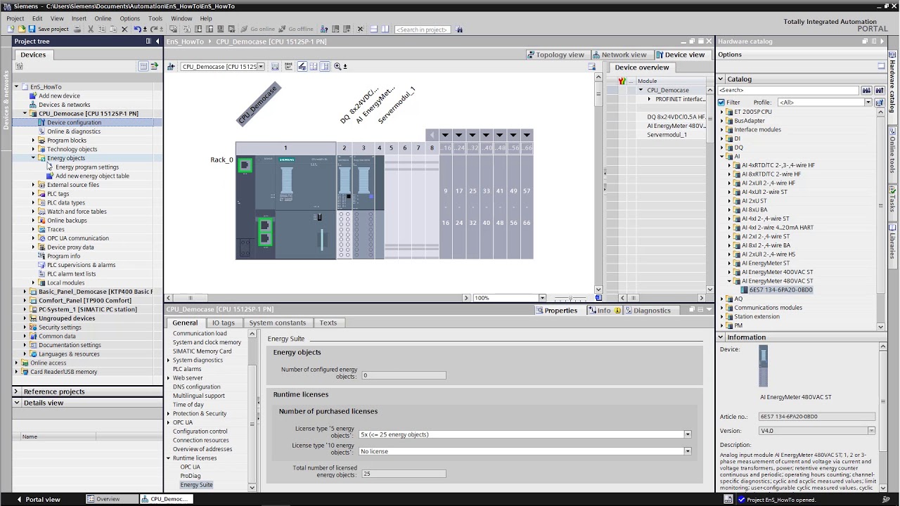Engineering with SIMATIC Energy Suite - YouTube