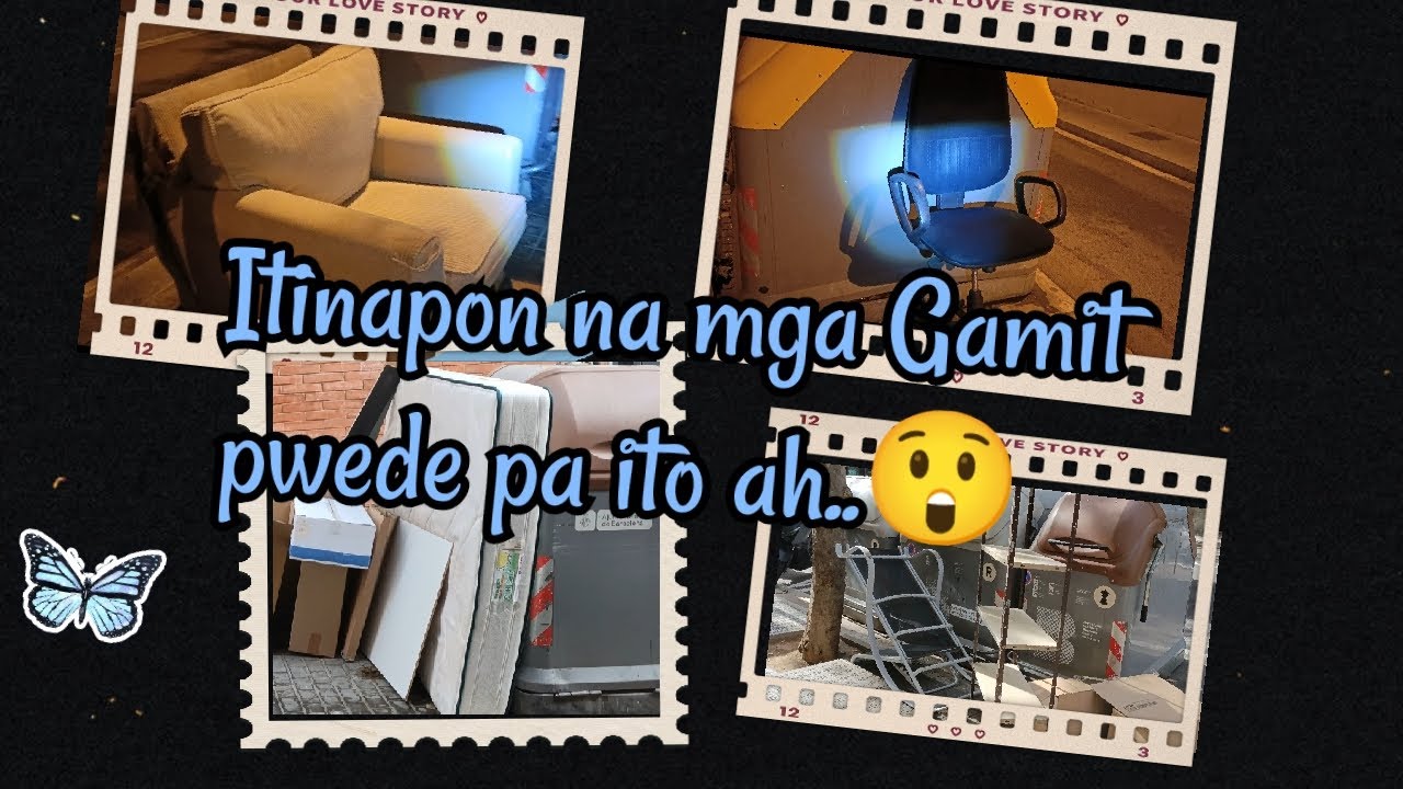 Itinapon na mga gamit sa area ko pwede pang pakinabangan - YouTube