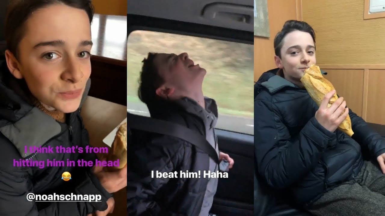 Noah Schnapp | Snapchat Story | 20 March 2018 w/ Jess - YouTube