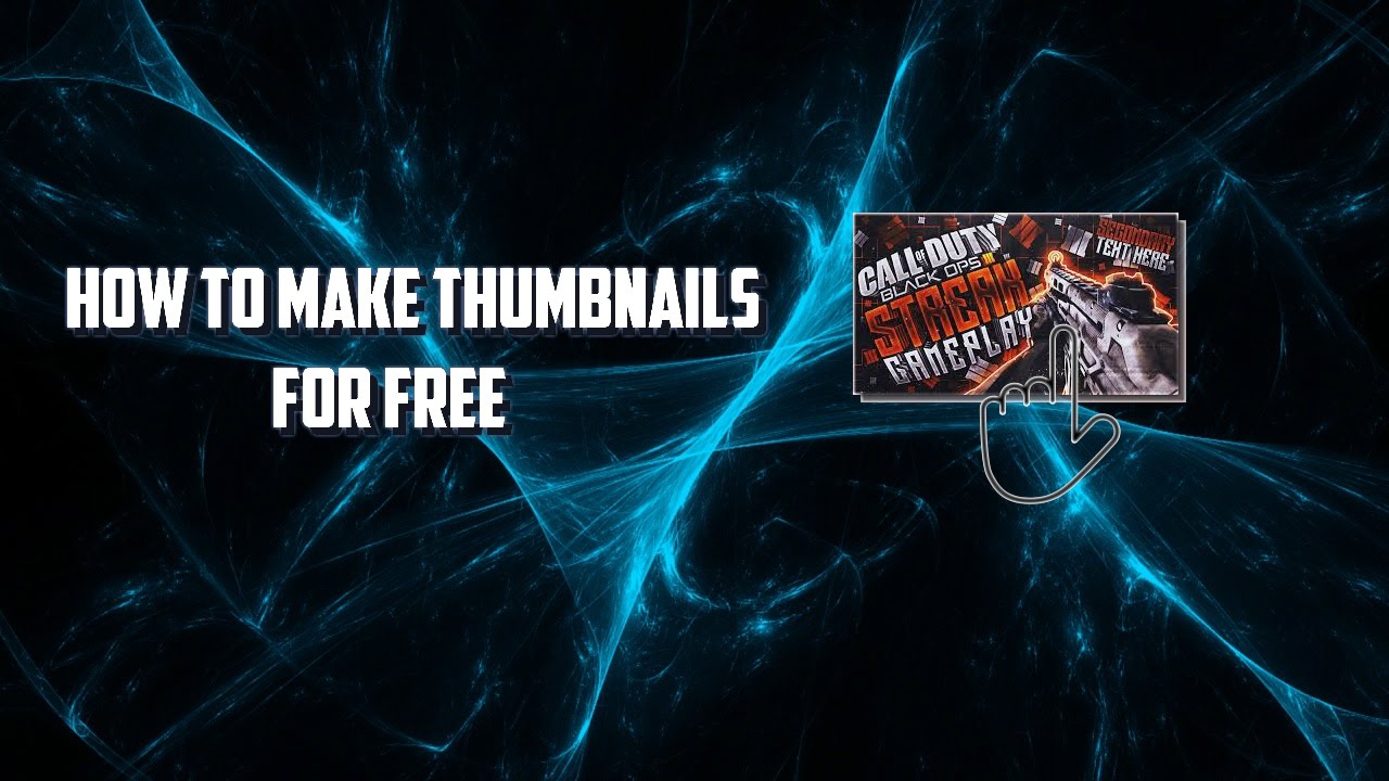 How To Make Thumbnails For Free NO PHOTOSHOP - YouTube