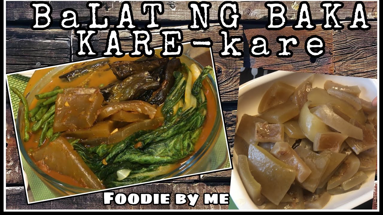 KARE-KARE#BALAT ng BAKA |#foodie #special #filipinofood #bakat #beef ...