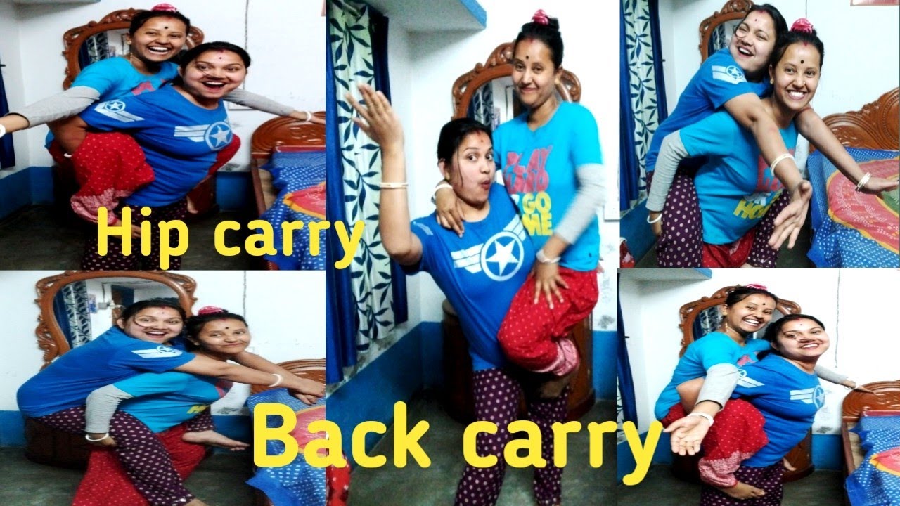 Hip carry and Back carry challenge //#shampabiswas - YouTube