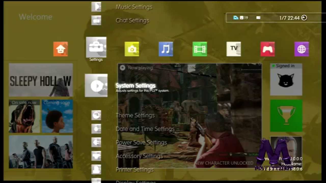 [PS3 OFW/CFW] How To Get Windows 8 Theme On ANY PS3! - YouTube