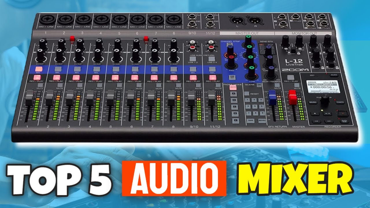 Best Audio Mixer In 2025 | Top 5 Audio Mixers Review - YouTube