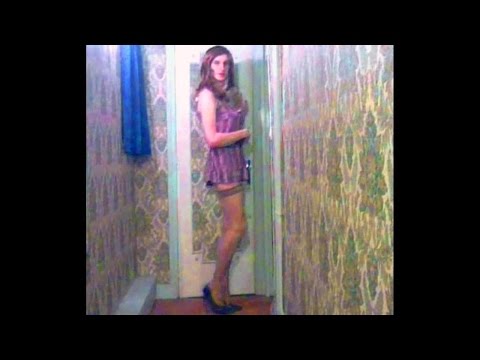Sabryna t-girl with hot short dress