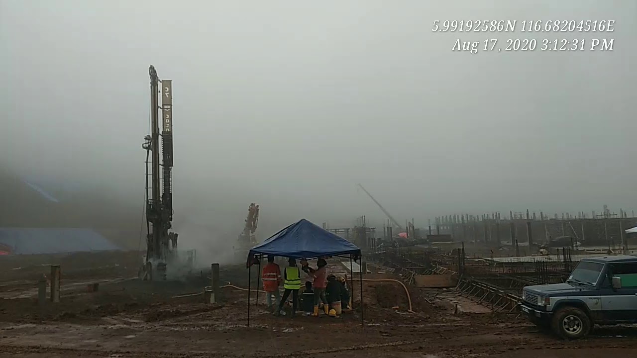 Prebore works in a cold weather. Ranau(MRSM) - YouTube
