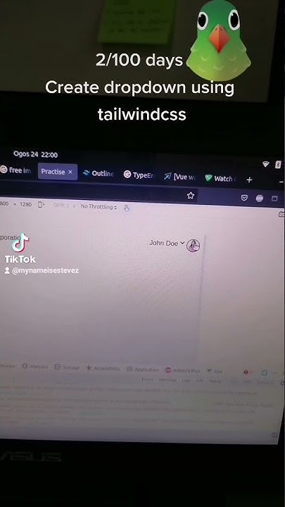 Create drop-down menu using Tailwindcss - YouTube