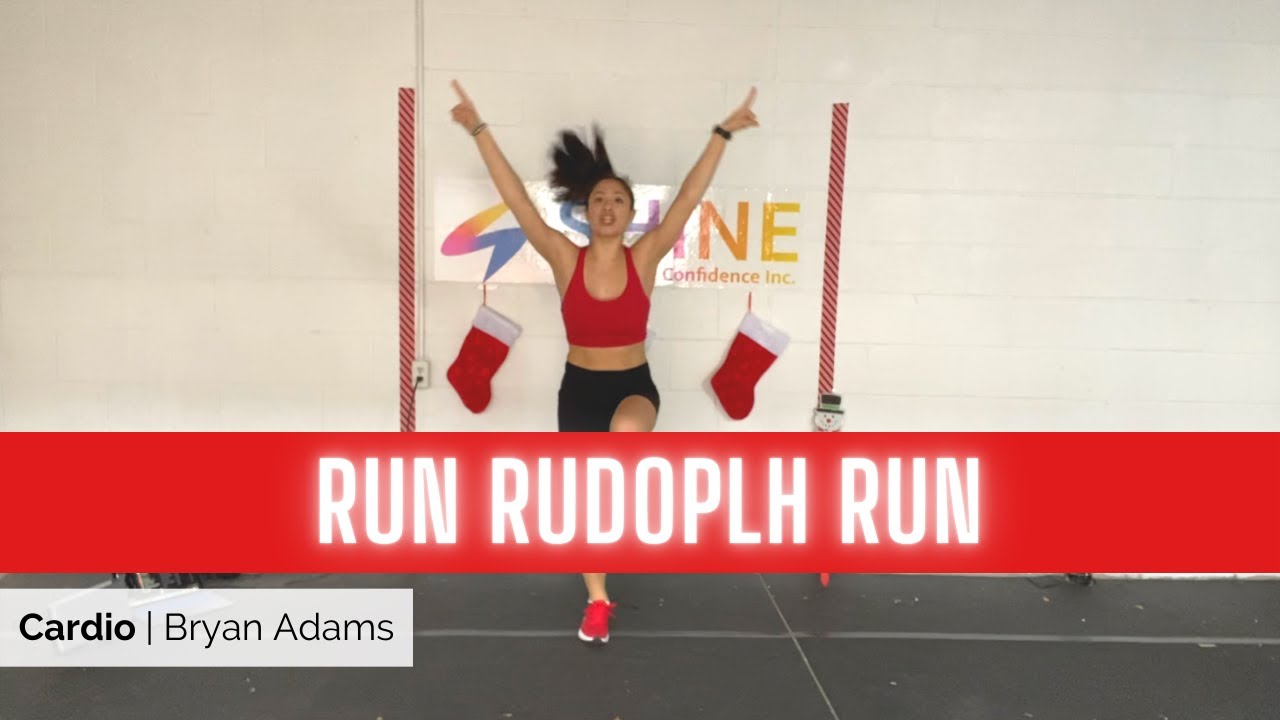 Cardio Dance Workout | RUN RUDOLPH RUN by Bryan Adams - holiday themed ...
